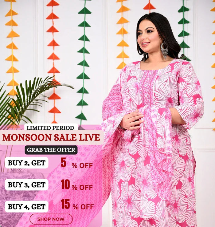Discover Latest Printed Kurti Set For Woman – Swasti Clothing
